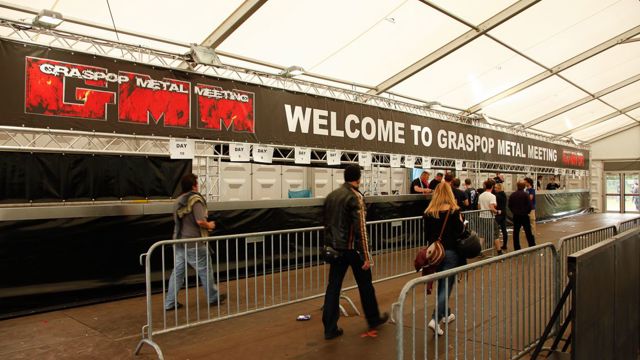 Imposante VIP-structuur op Graspop Metal Meeting | Losberger De Boer