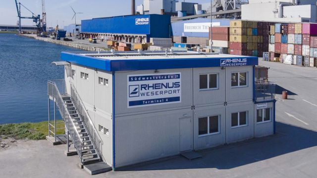 Neue Modulbauanlage im Bremer Industriehafen | Losberger De Boer